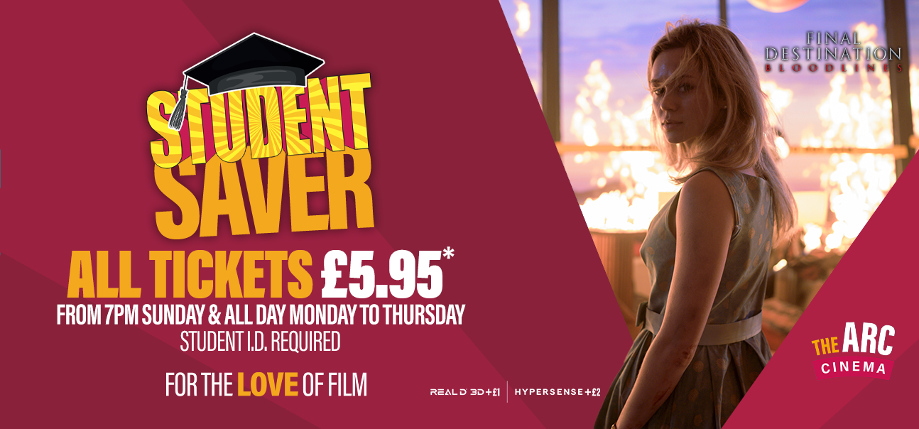 Home | Arc Cinema Beeston – Cinema listings, times and online tickets